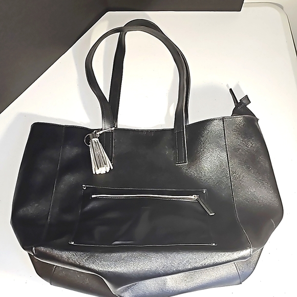 Bath & Body Works | Bags | Bath Body Works Bbw Big Huge Black Faux ...